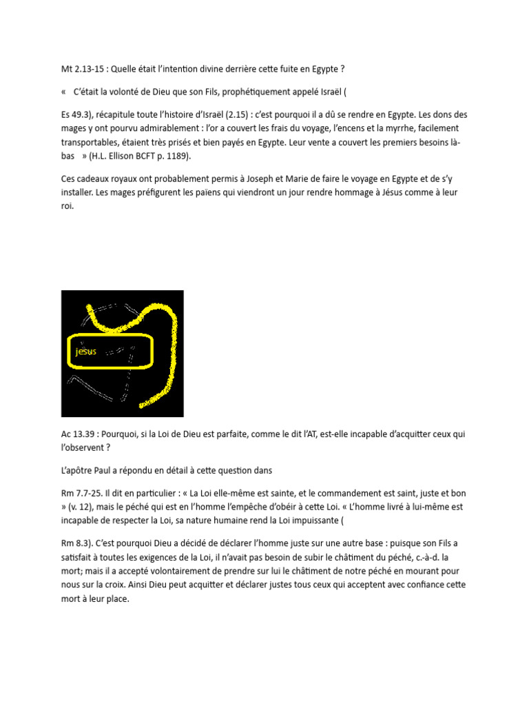 Explication Biblique | PDF