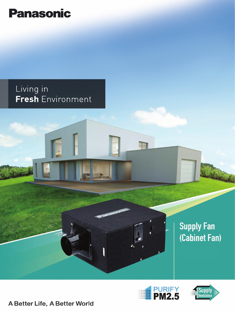 FA230828 Panasonic Cabinet Fan | PDF
