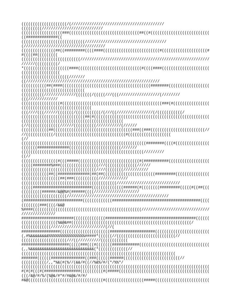 Ascii Art | PDF