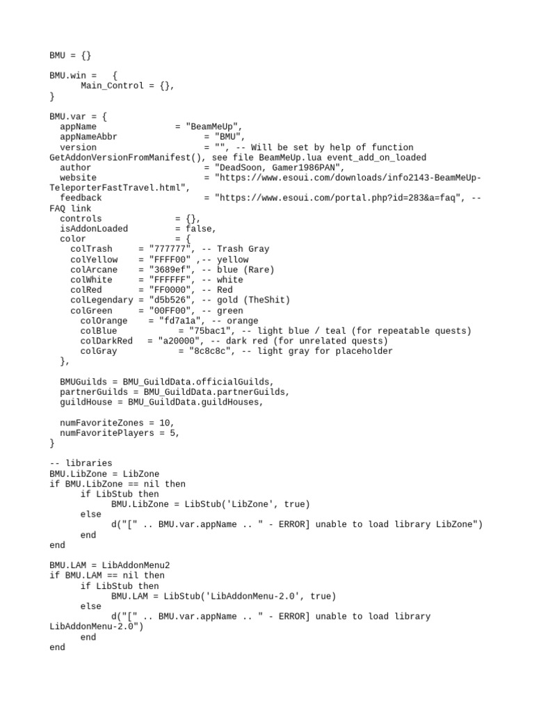 Teleporter Globals | PDF | Technology & Engineering