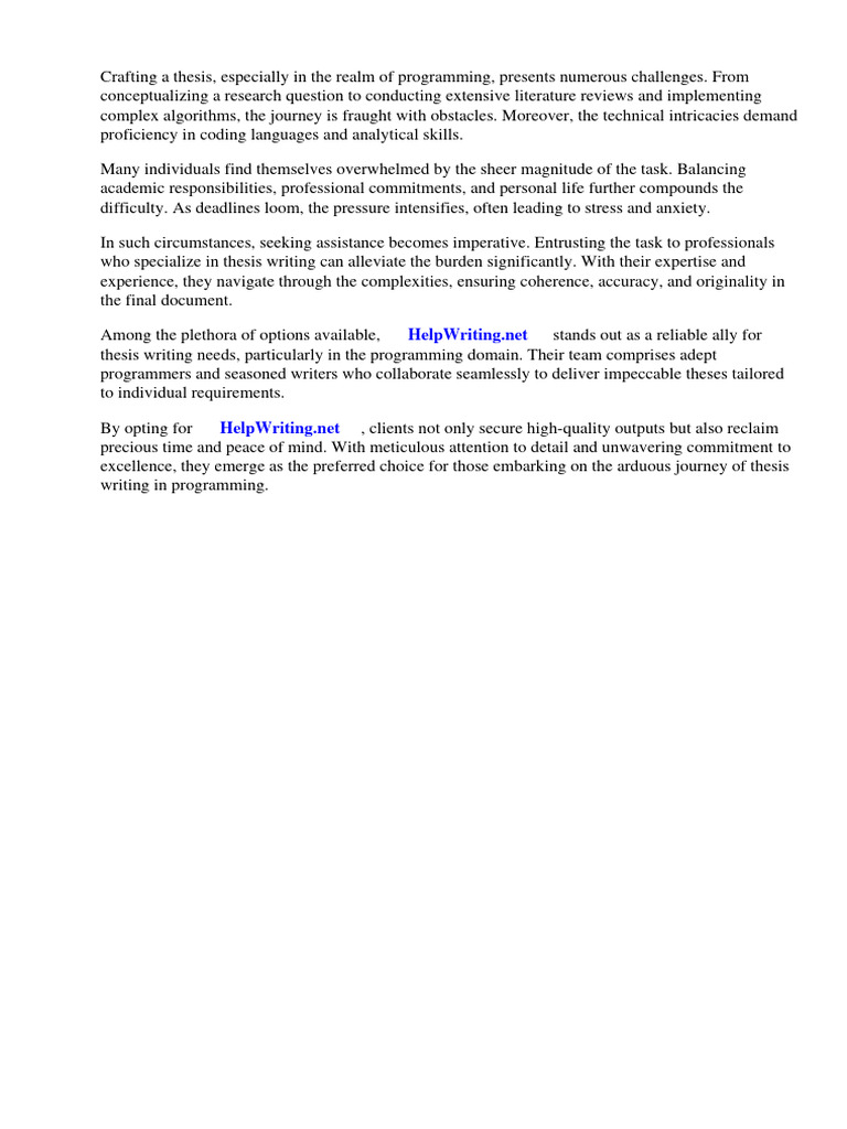 Gumagawa NG Thesis Programmer | PDF