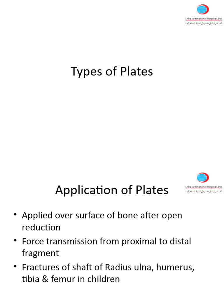 7. Types of Plates | PDF