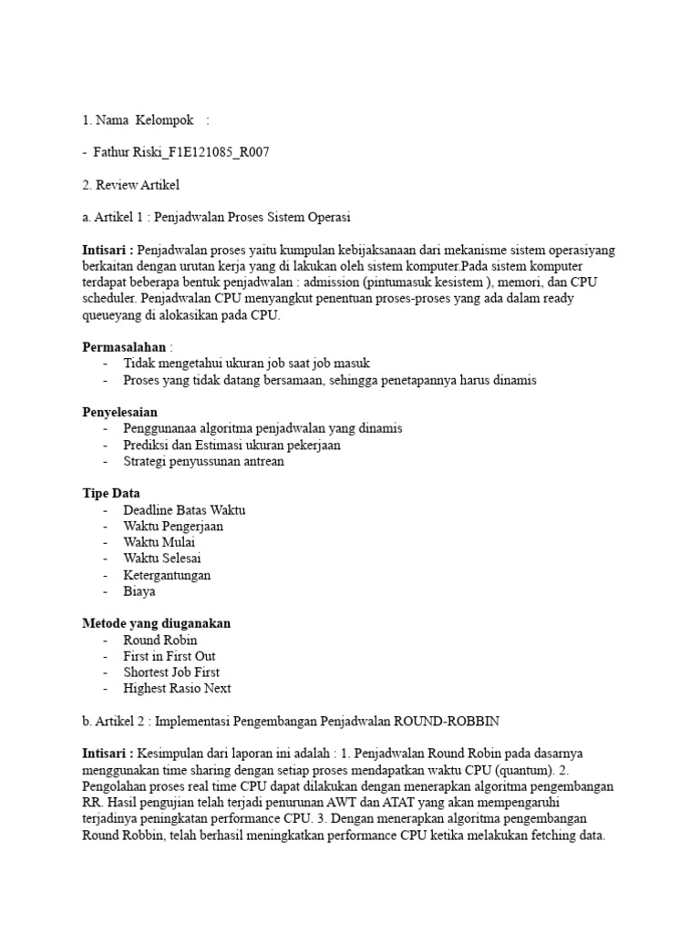 Report RisetOperasi FathurRiski 085 | PDF