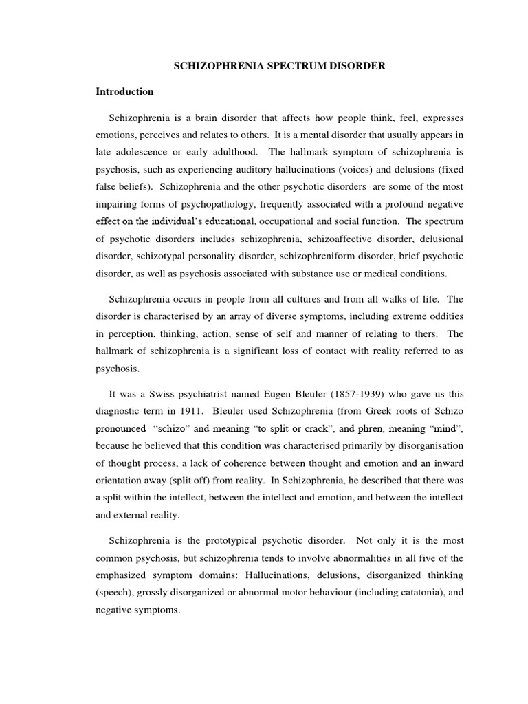 1755851629-A CASE OF SCHIZOPHRENIA | PDF | Schizophrenia | Psychosis