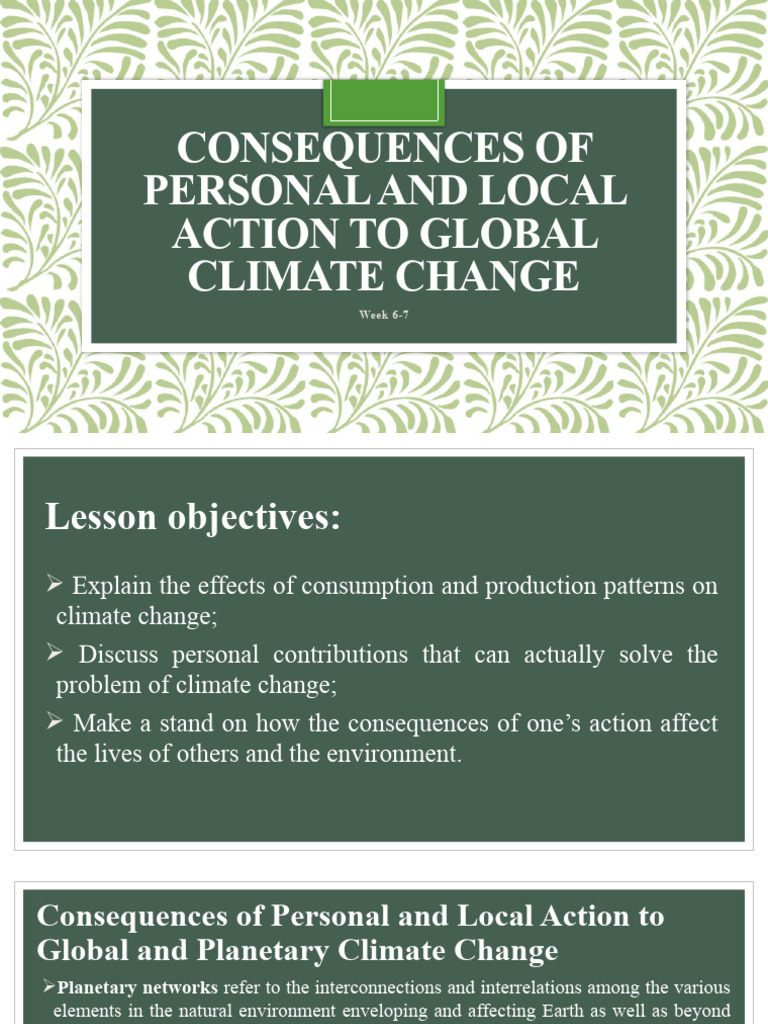 Lesson 6 Global Climate Change | PDF