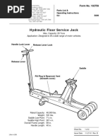 Hydraulic Jack Inspection Checklist | PDF | Manufactured Goods | Gas ...