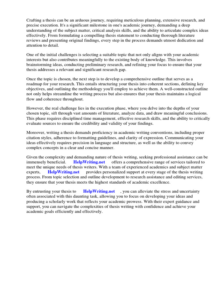 Thesis Topic Outline Sample | PDF | Essays | Thesis