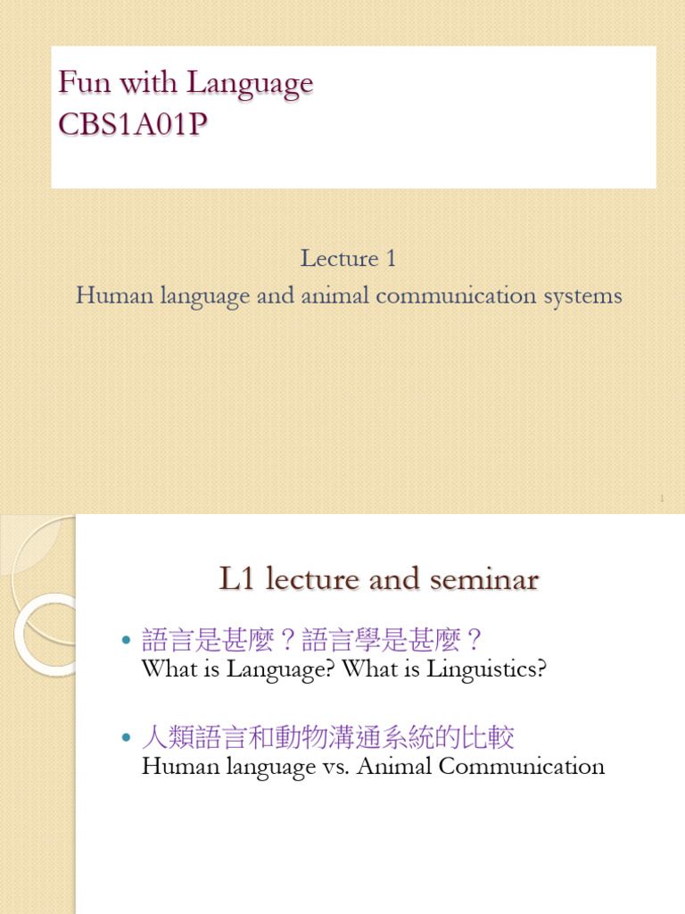CBS1A01P-Fun With Language-L01 | PDF
