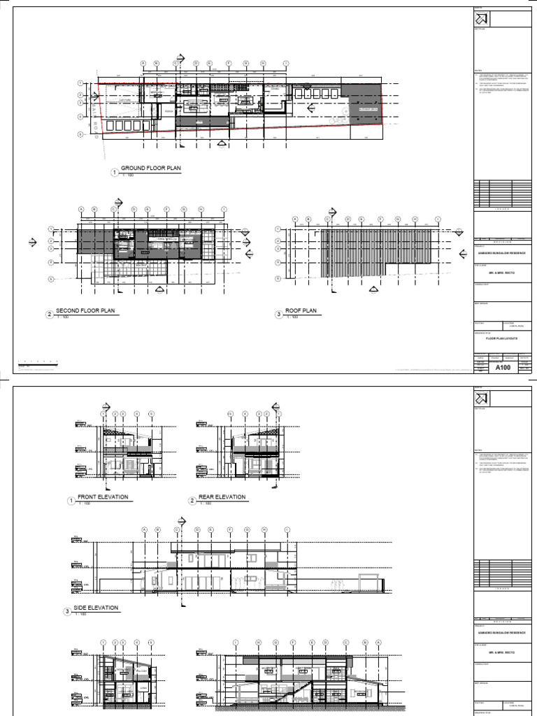 Pila Residence Architectural Drawings | PDF | Residential Buildings ...