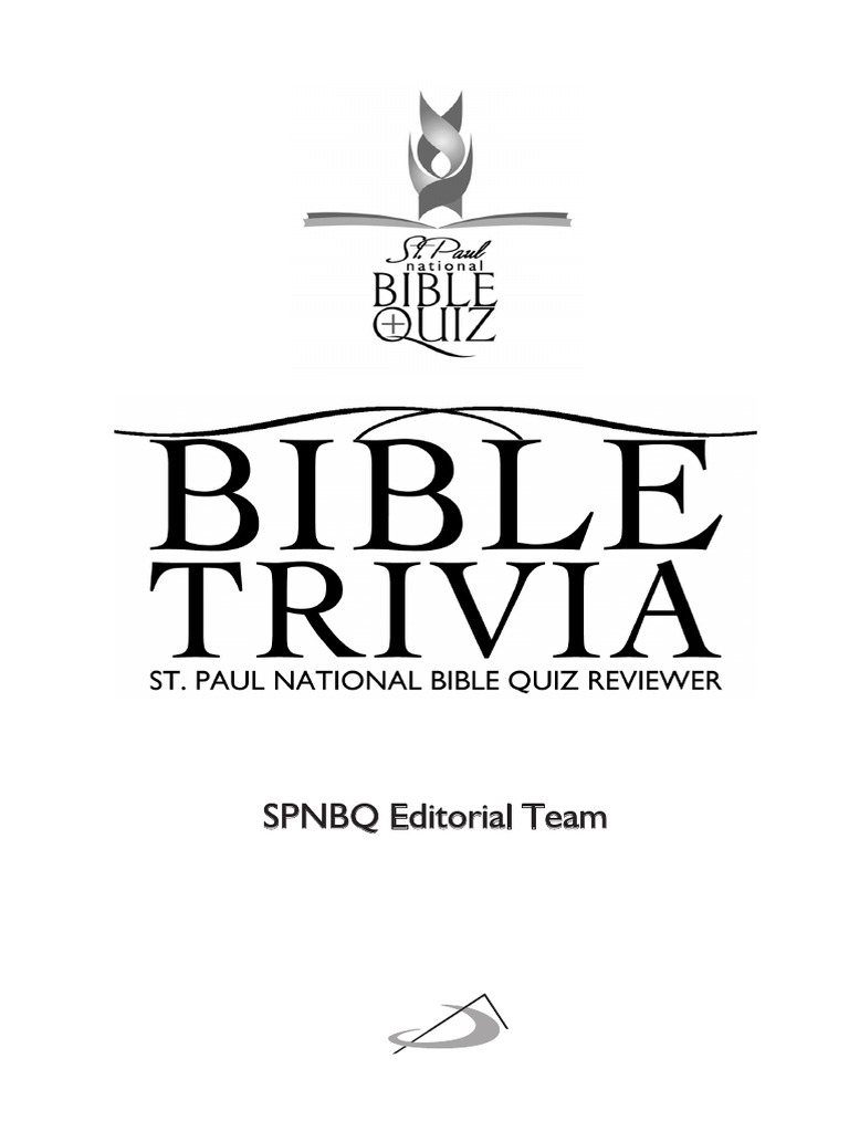 Bible Trivia Book 1 | PDF | Paul The Apostle | Jesus