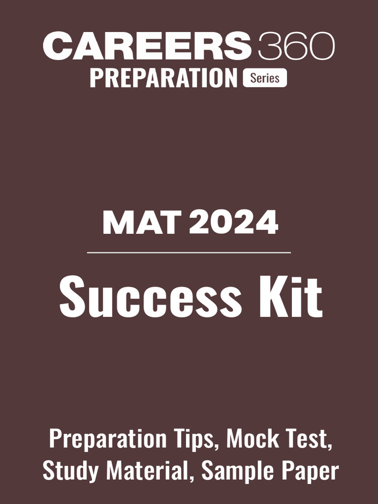 MAT Section-Wise Preparation Ebook 2024 | PDF