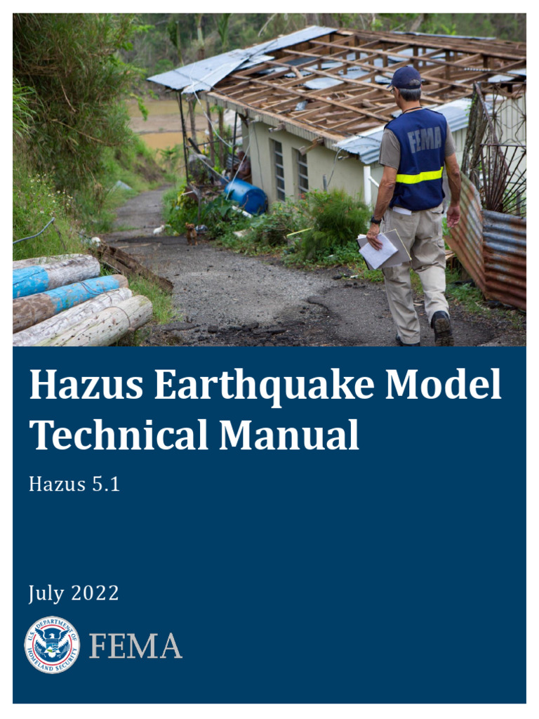 Hazus Earthquake Model Manual 5.1 | PDF | System | Earthquakes