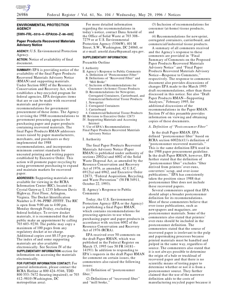 96-13432 | PDF | Waste | Newsprint