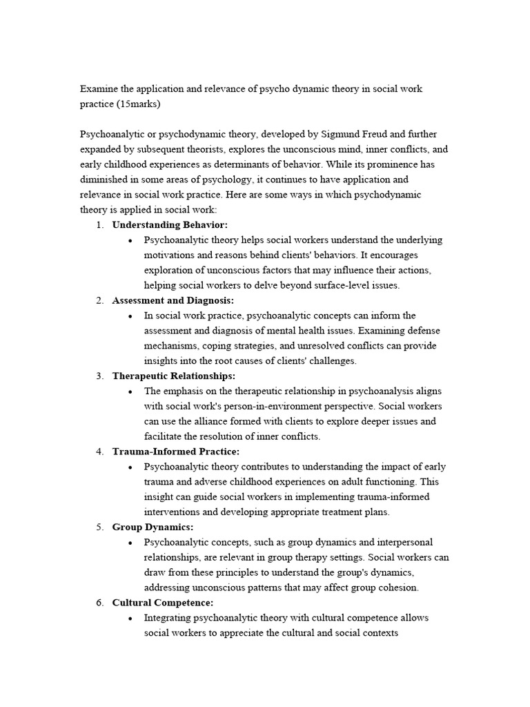 Social Work Cat | PDF | Psychoanalysis | Psychotherapy