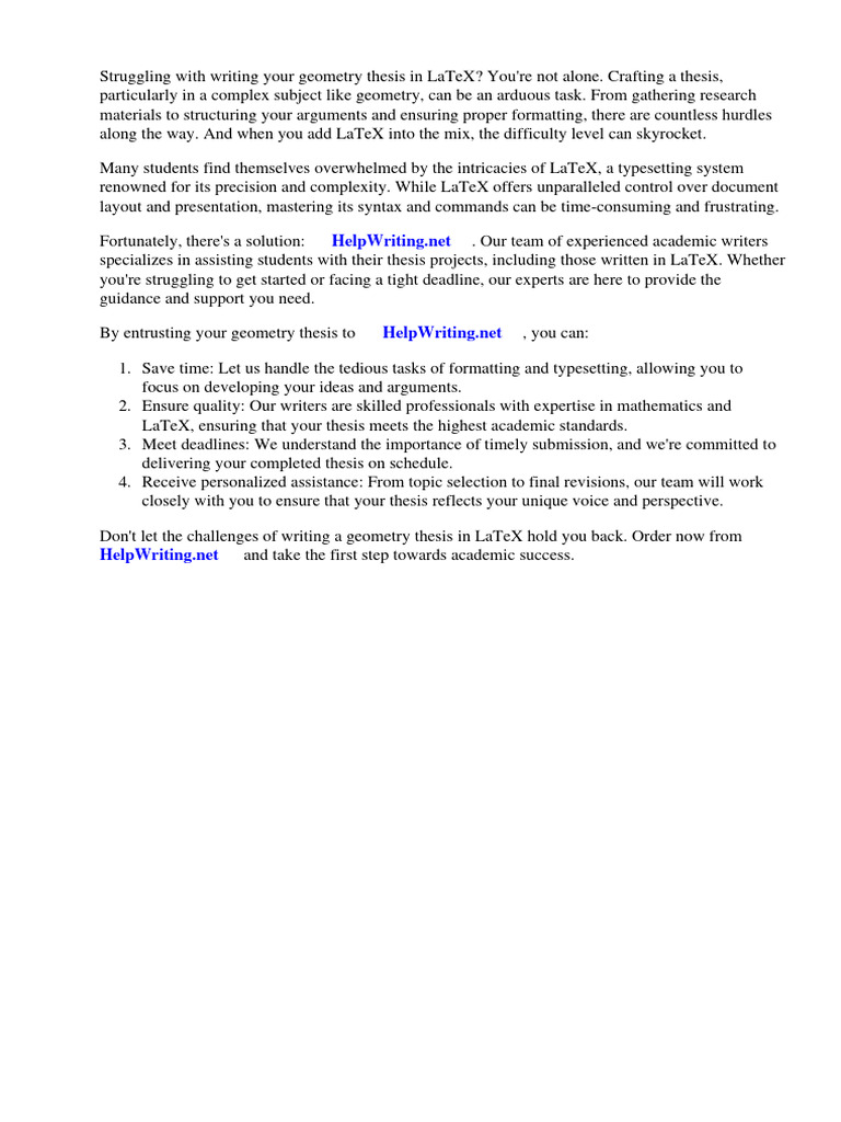 Geometry Thesis Latex | PDF | Computer Programming | Software Engineering