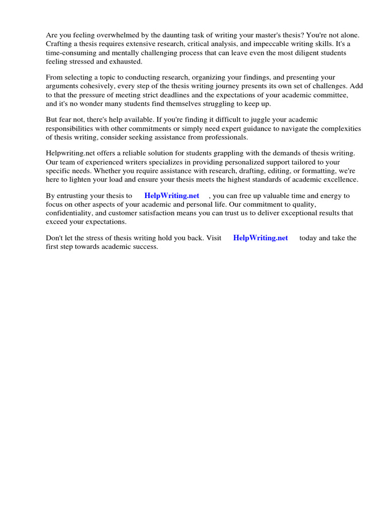Master Thesis Seminar | PDF