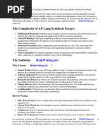 AP Lang and Comp Synthesis Essay Examples | PDF | Essays | Plagiarism