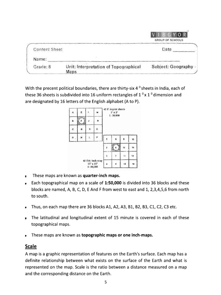 Geography Worsheet Solution Part I | PDF