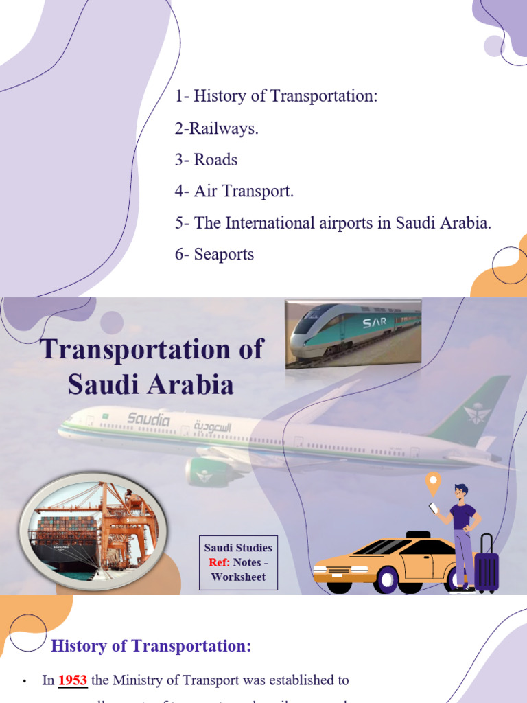 Transport of Saudi Arabia | PDF | Saudi Arabia | Transport