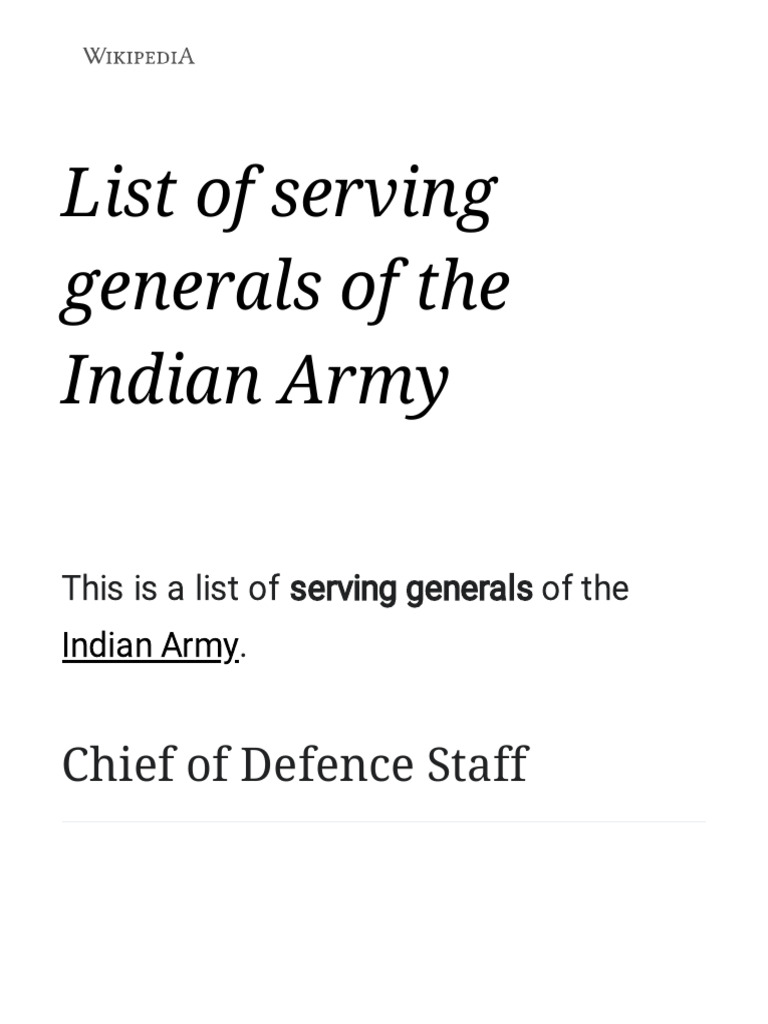Indian Army | PDF | Military Units And Formations | Military Organization