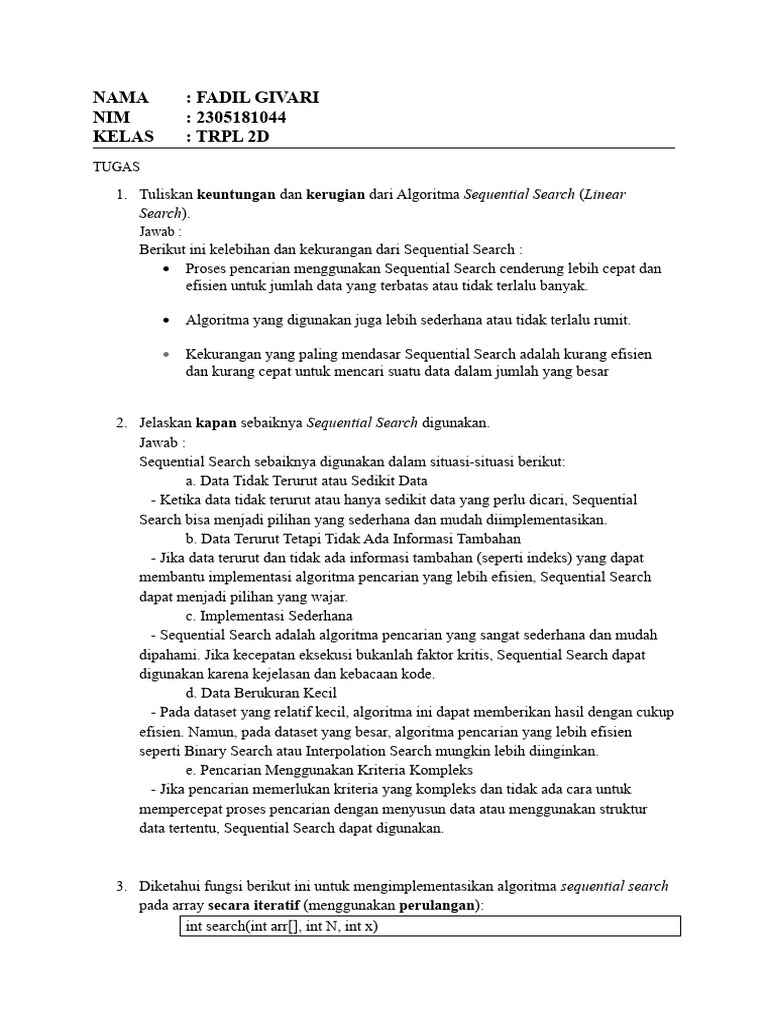 Tugas Struktur Data | PDF