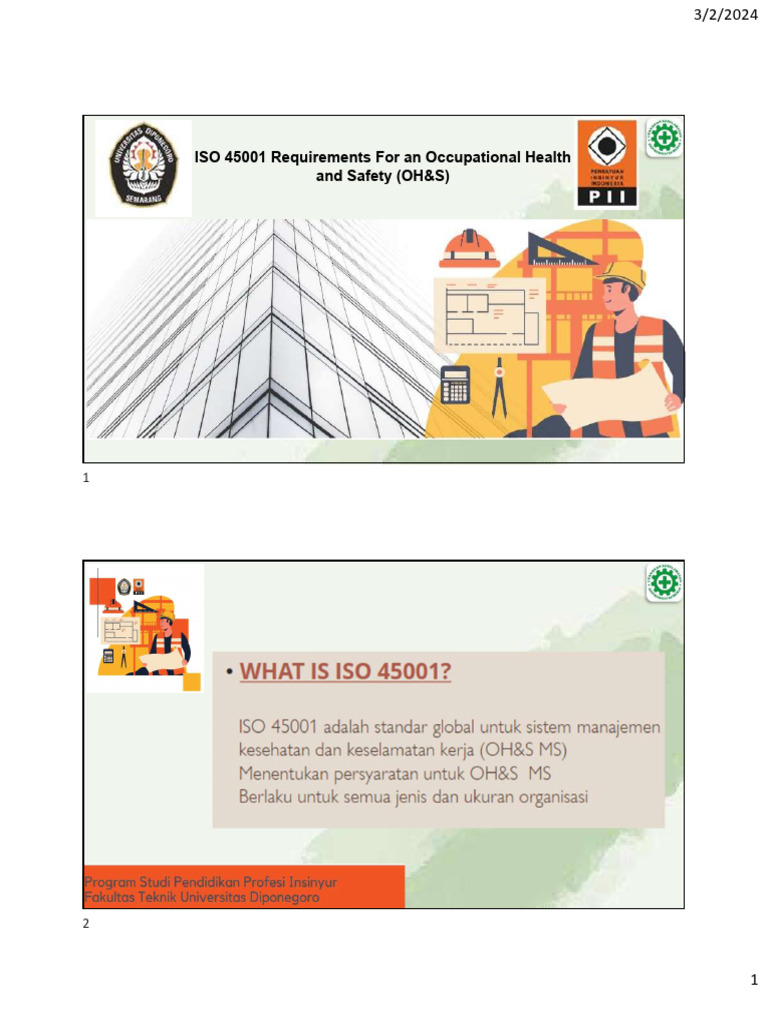 Materi K3L ISO 45001 Sulardjaka | PDF | Business | Computers