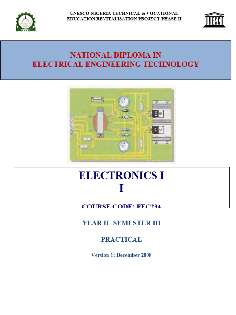 Electrical Engineering: FET Characteristics | PDF | Field Effect Transistor | Amplifier