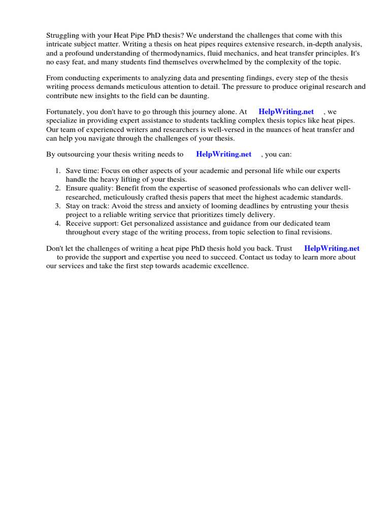 Heat Pipe PHD Thesis | Download Free PDF | Superconductivity | High ...