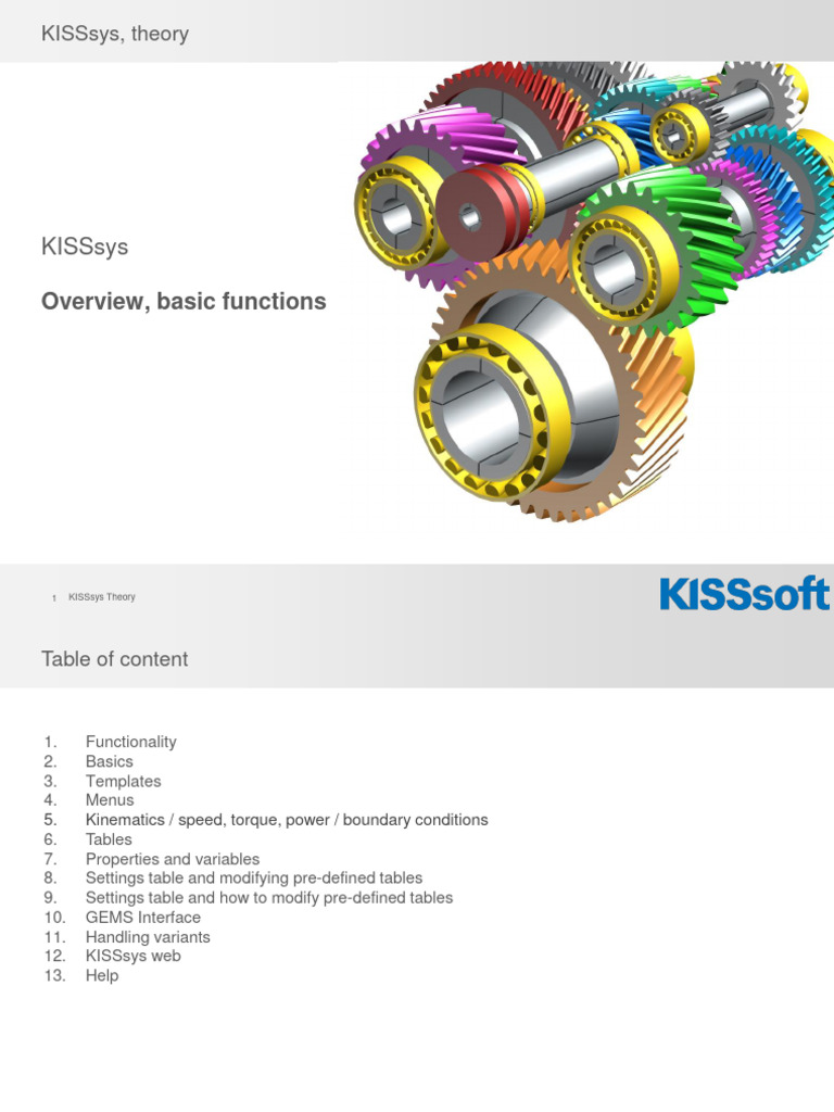 Reg 02 01 - KSY THE KISSsys - Introduction | PDF