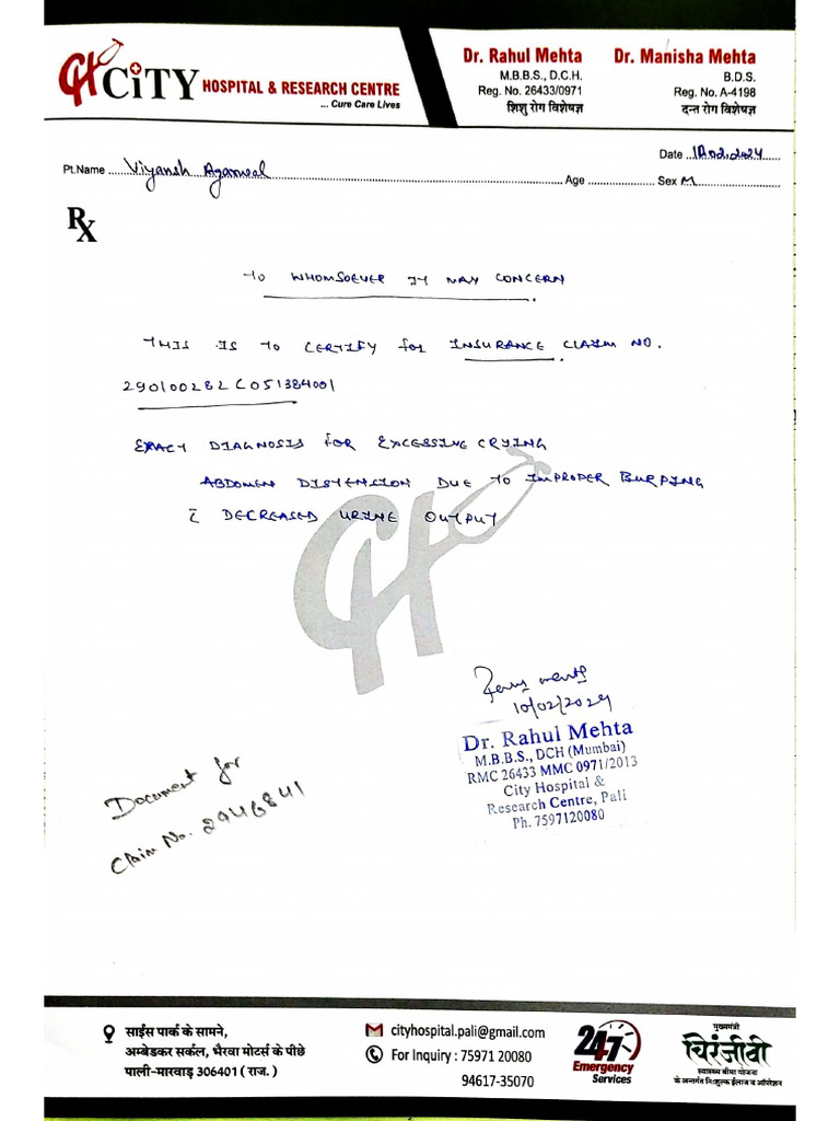 Reason For Excessive Crying | PDF