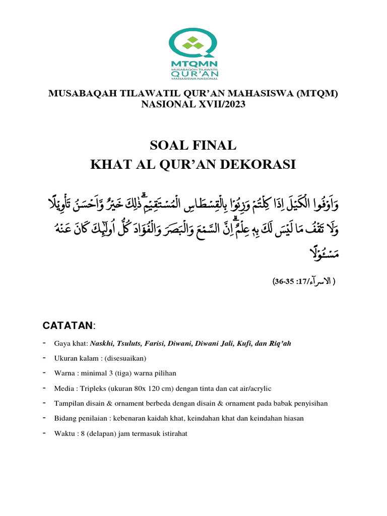 MAQRA MKQ Final | PDF