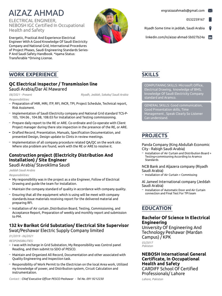 Electrical Engineer | PDF