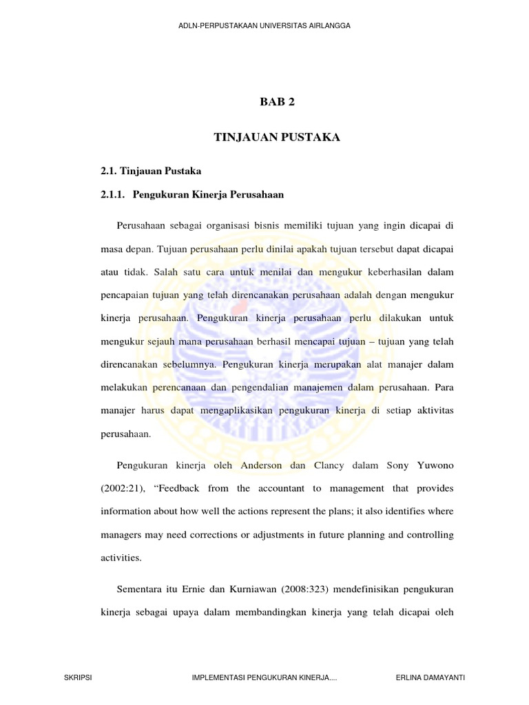 Bab 2 Tinjauan Pustaka | PDF