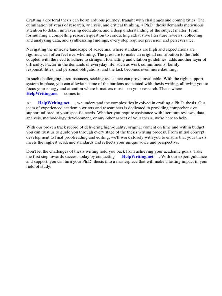 Phd Thesis Griffith University | PDF | Thesis | Methodology