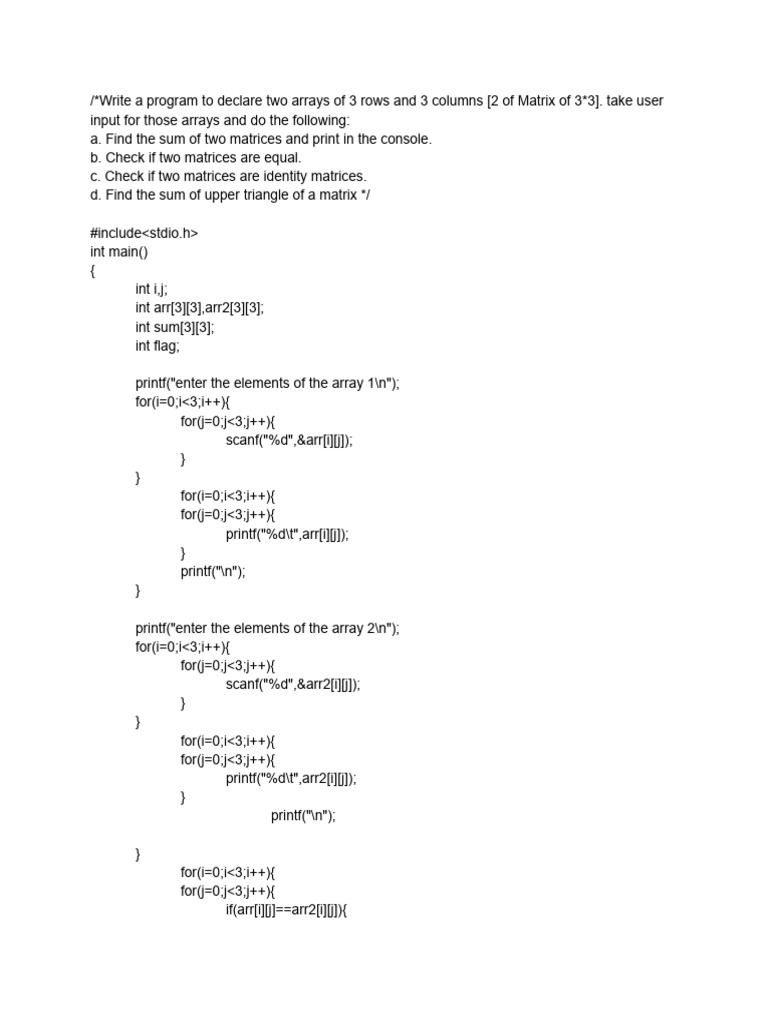 Aayush Neupane - Assignment VII - Two Dimensional Array | PDF Aayush Neupane - Assignment VII - Two Dimensional Array | PDF