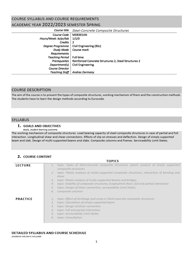 06 - Steel-Concrete Composite - Dormany | PDF