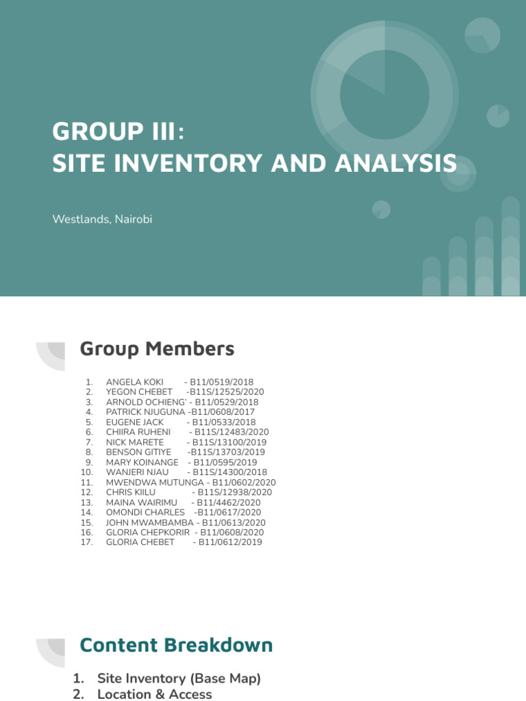 Group 3 - Site Inventory & Analysis | PDF | Humidity | Nature