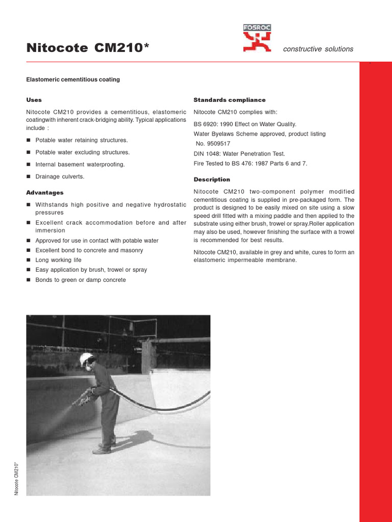 Nitocote CM210 | PDF