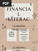 FINANCIAL-LITERACY Power Point Presentation | PDF | Financial Literacy ...