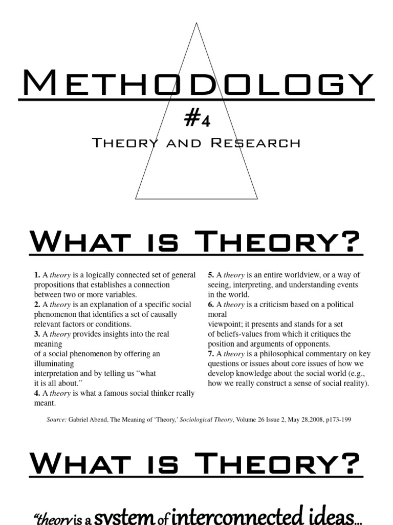 Research method 2 | PDF | Theory | Reality