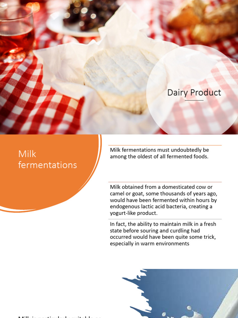 Dairy Product - Food Micro-1 | PDF | Yogurt | Milk