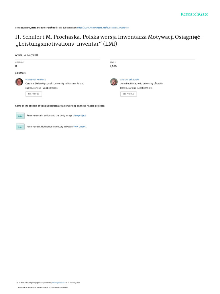 Polskawersja LMI | PDF