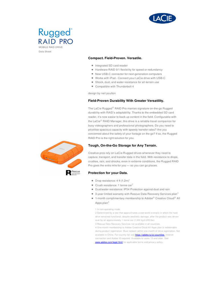 Rugged Raid Pro DS1975 5 2111GB en - AS | PDF | Byte | Usb