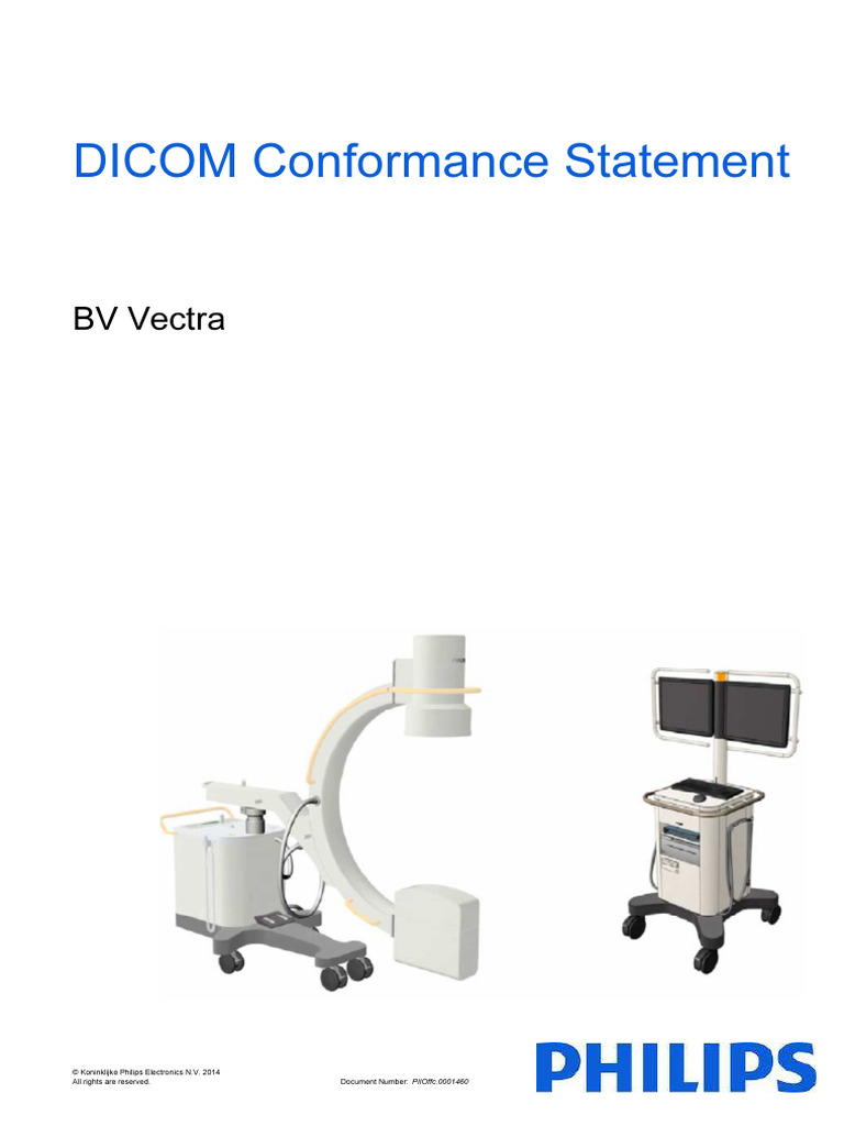 DICOM Conformance Statement BV Vectra | PDF