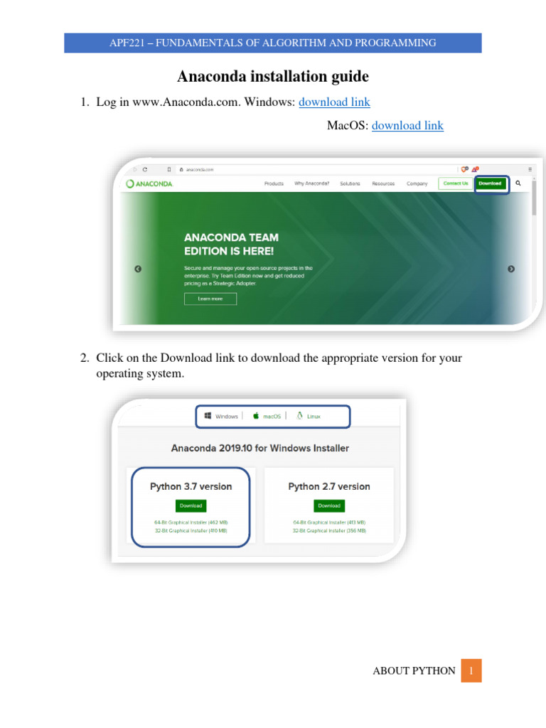 1-Anaconda Installation Guide | PDF
