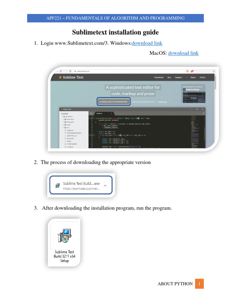 2-SublimeText Installation Guide | PDF | Command Line Interface | Computer File