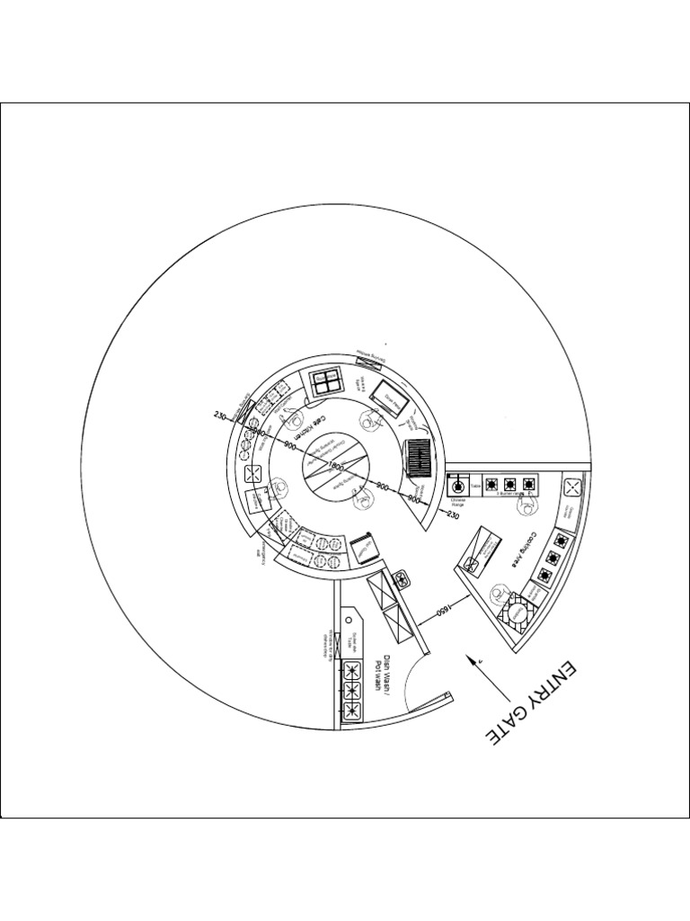 Waghachi Wadi Kitchen Schematic Layout Rev1 | PDF