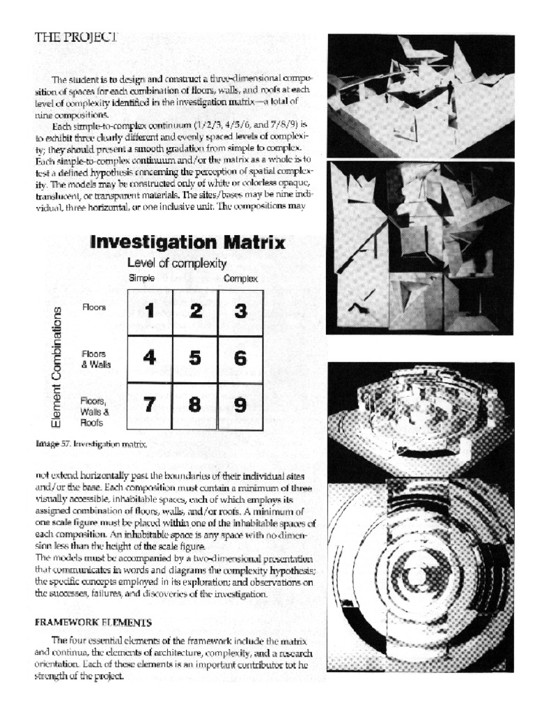 Investigation Matrix Plate Handout | PDF