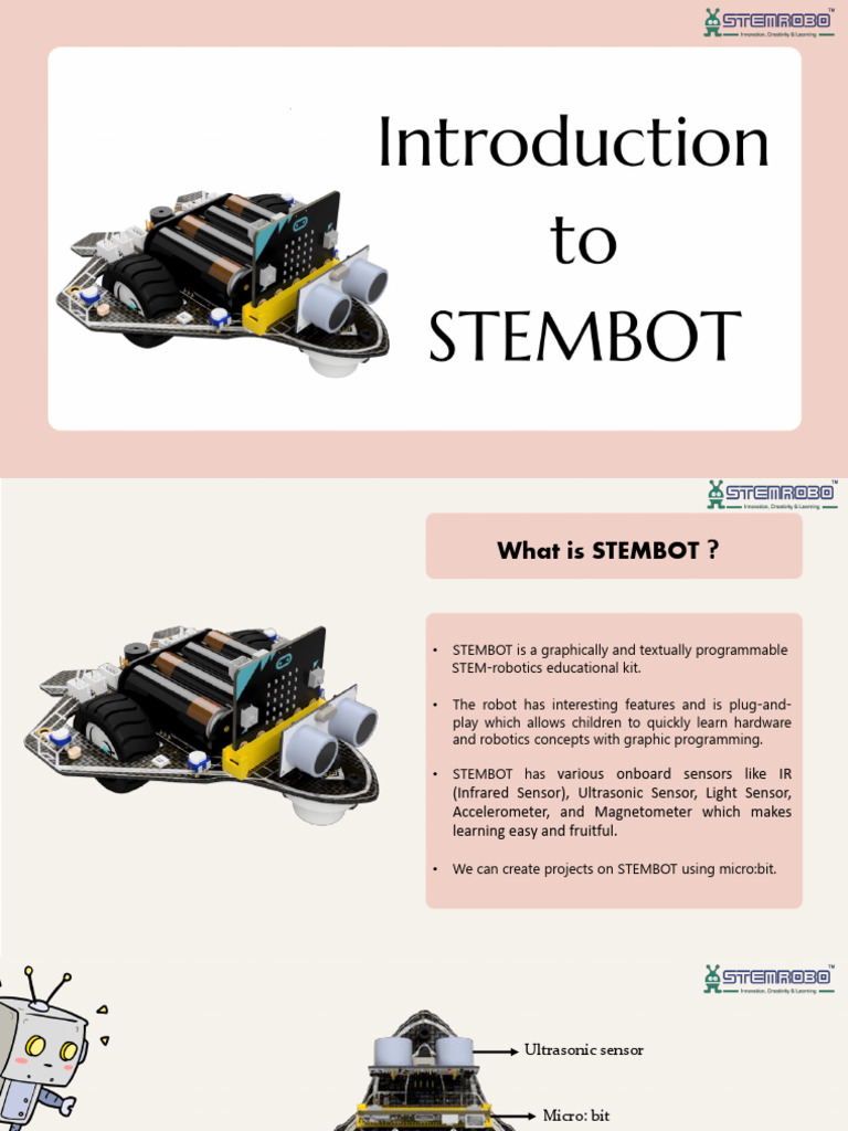 STEMBOT: Educational Robotics Kit | PDF | Computers