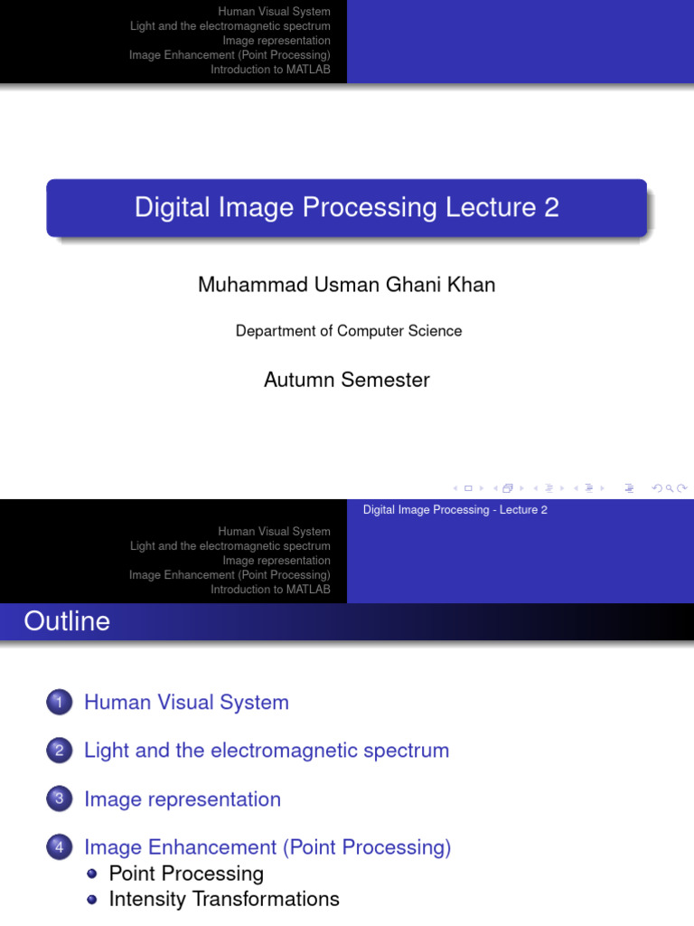 Lecture2 Old | PDF | Image Resolution | Pixel